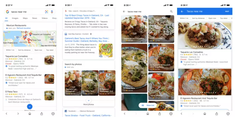 Google viser mobil 'søg efter fotos' mulighed i udvalgte lokale vertikaler 10320_1