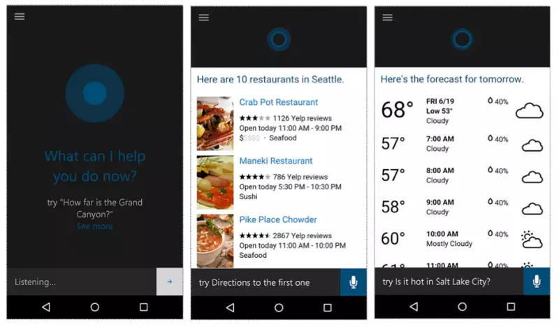 Cortana pour Android