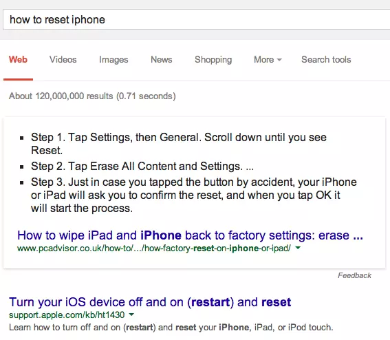google-how-reset-iphone