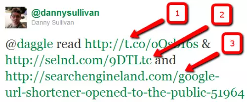 Google URL Shortener được mở công khai; So sánh với Bit.ly và Twitter 11088_10