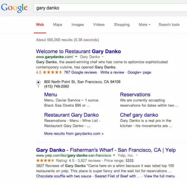 gary danko google searches