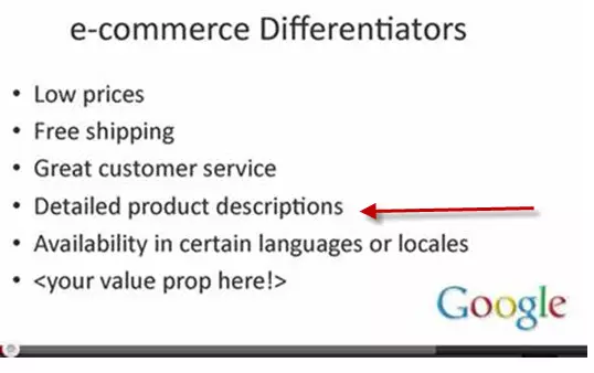 Različitelji e-trgovine od Google SEO Video