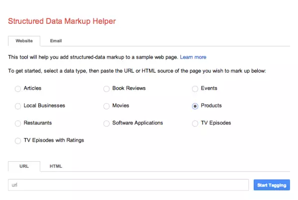 I-Google Structured Markup Helper
