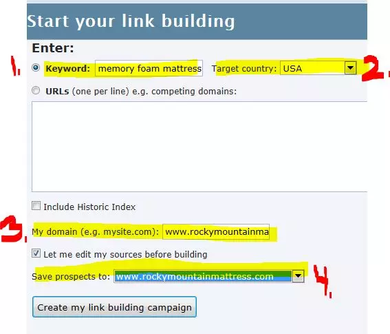 بررسی ابزار Link Building: WordTracker Link Builder 11558_2