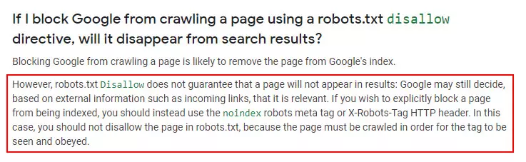 Segadirektiivid: meeldetuletus, et faile robots.txt käsitletakse alamdomeeni ja protokolli alusel, sealhulgas www/non-www ja http/https [juhtumiuuring] 1188_5