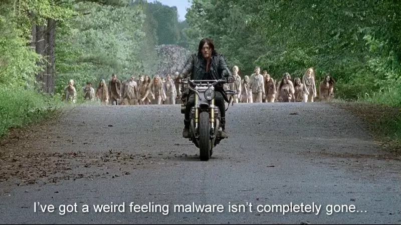 Malware en The Walking Dead