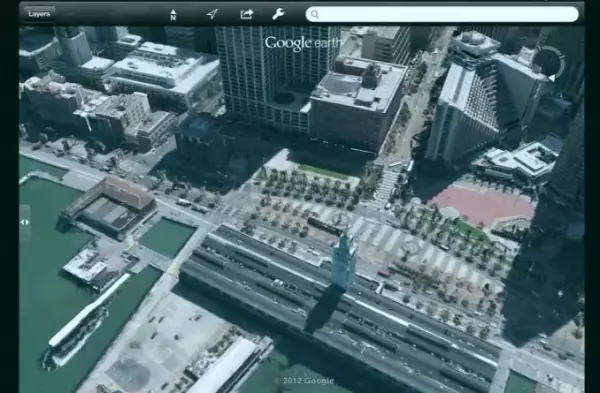Google stel vanlyn kaarte vir selfoon bekend, eis 'n miljard gebruikers wêreldwyd vir kaarte, aarde 12460_15