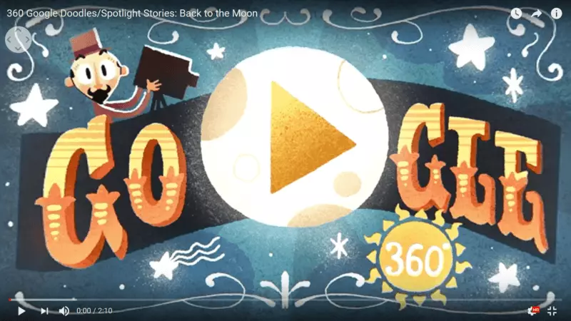 El doodle de Google de Georges Méliès rinde homenaje al visionario director de cine francés con el primer doodle de realidad virtual 13529_1