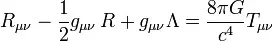 Equação Espaço-Tempo de Einstein