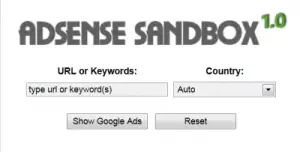 Adsense Sandbox prikazuje vam konkurentske prikazne oglase