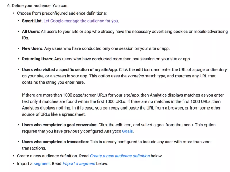 ตั้งค่าผู้ชม Google Analytics