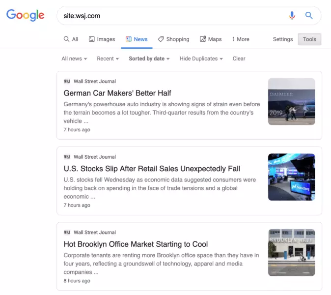 Google hat miskien problemen mei it werjaan fan nije ynhâld 13727_3