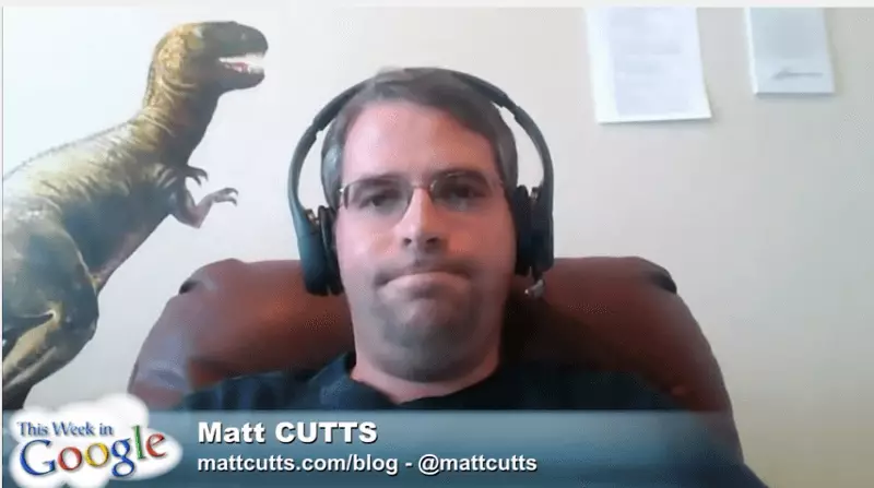 Matt Cutts Din il-ġimgħa fil-Google screen shot 800