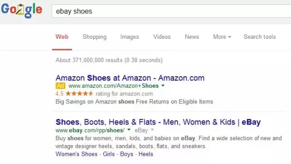 ebay schuhe serp