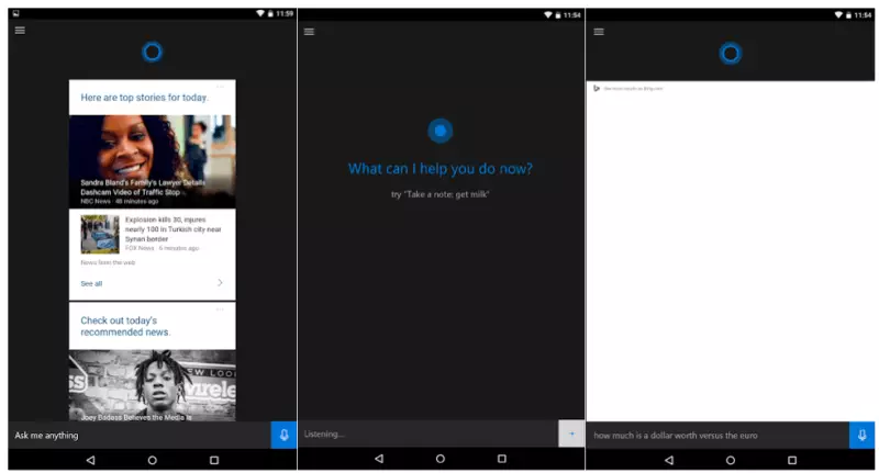 Android için Cortana