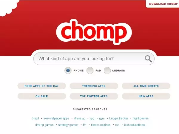 Chomp – це нова глобальна пошукова система, яка незабаром запуститься