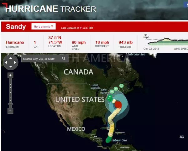 Hurrikaani Sandy Superstorm Resources 14651_1