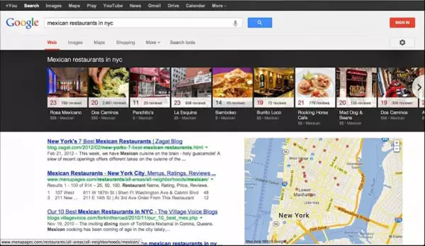 Google Knowledge Graph Carousel Rau Kev Tshawb Fawb Hauv Zos