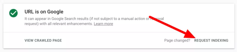 Google Search Console vraća alat za indeksiranje zahtjeva 1574_1