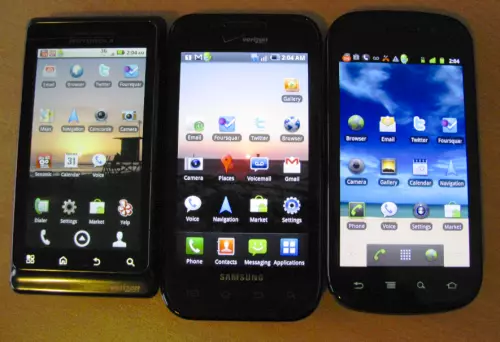 حكاية ثلاثة هواتف تعمل بنظام Android: Droid 2 و Samsung Fascinate و Google Nexus S 16336_1