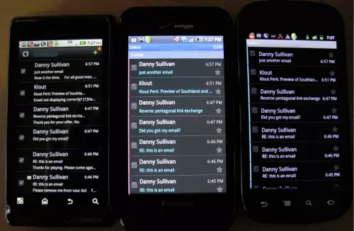 حكاية ثلاثة هواتف تعمل بنظام Android: Droid 2 و Samsung Fascinate و Google Nexus S 16336_9