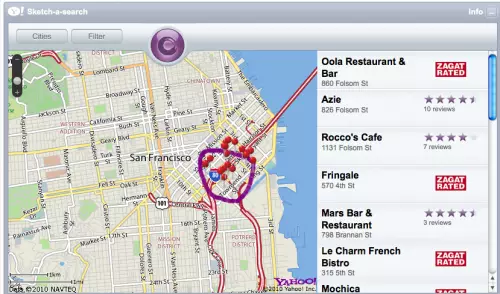 Yahoo Restaurant Quick Apps: A Dash Of Pandora, A Hint Of Google Squared 1651_3