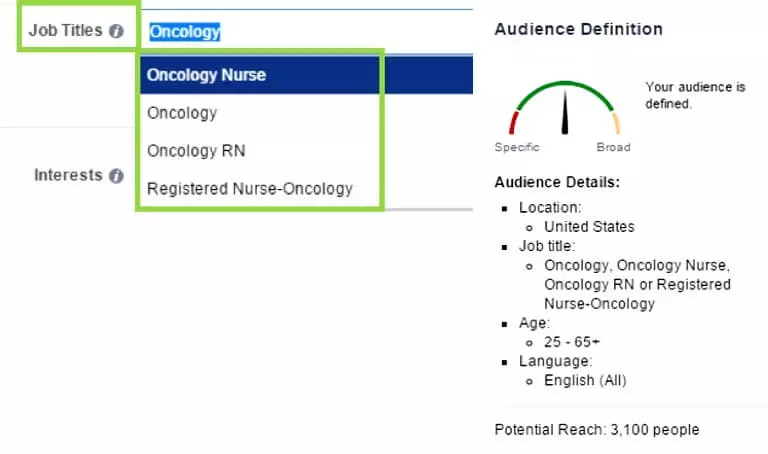 2015.10-aimClear-Targeting-Facebook-oncology-Job-المسميات