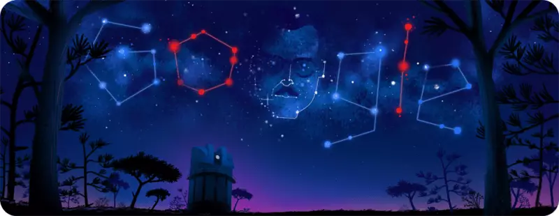 Guillermo Haro Google doodle na-eme ememe onye na-enyocha mbara igwe Mexico onye chọpụtara kpakpando ọkụ nke Orion 16737_2