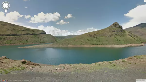 Google Maps tampilan dalan lesotho