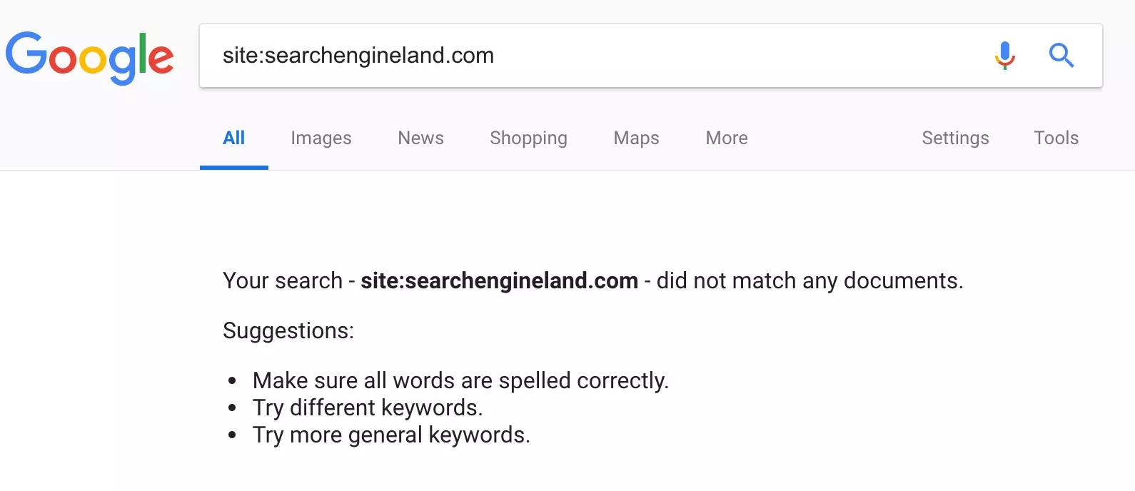 Search Engine Land is per ongeluk verwijderd uit de Google Index