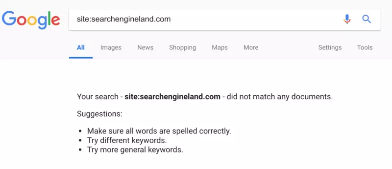 Search Engine Land è stato erroneamente rimosso dall'indice di Google 1680_1