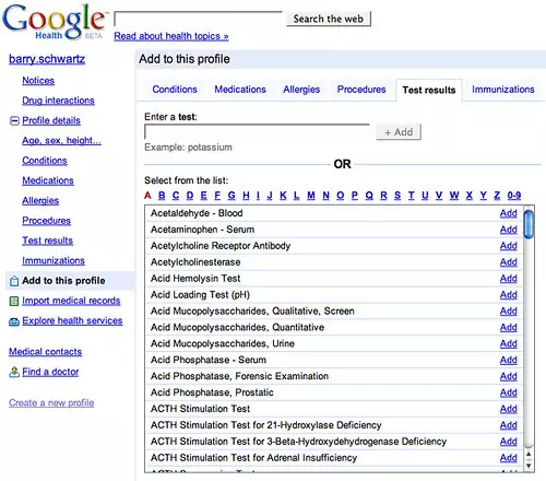 Google Sağlamlıq Ekran Görüntüləri