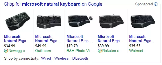 PLA's Microsoft Natural Keyboard Voorbeeld