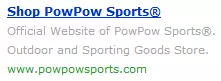 Parduokite „PowPow Sports Original“.