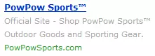 Parduotuvė PowPow Sports Bad