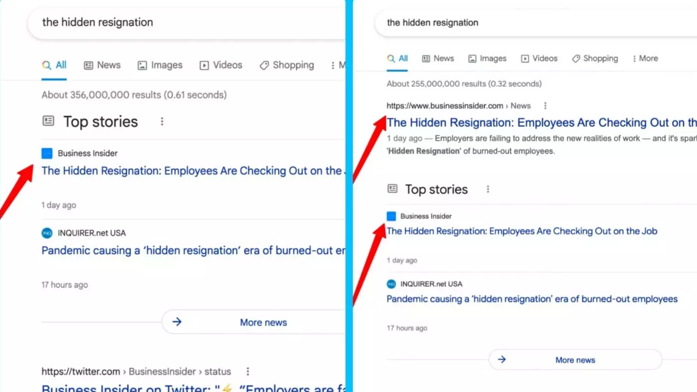 Google ngécéskeun kumaha éta deduplicate Top Stories tina hasil teangan utama