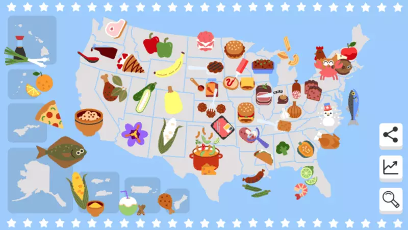 Le doodle du 4 juillet de Google met en évidence les recettes les plus recherchées par état aux États-Unis 18065_2