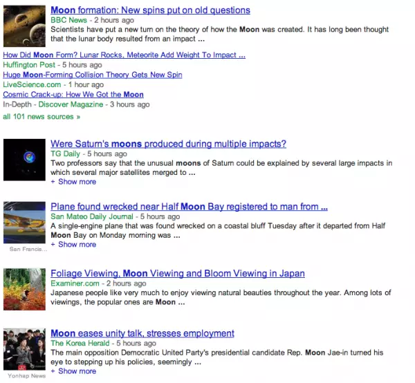 Google News خوشه های قابل گسترش را به نتایج جستجو اضافه می کند 18084_2