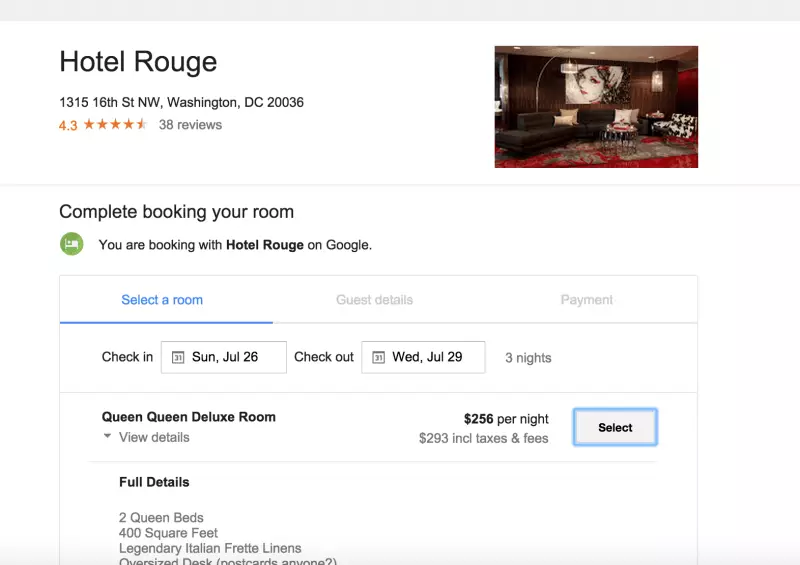 Google Booking