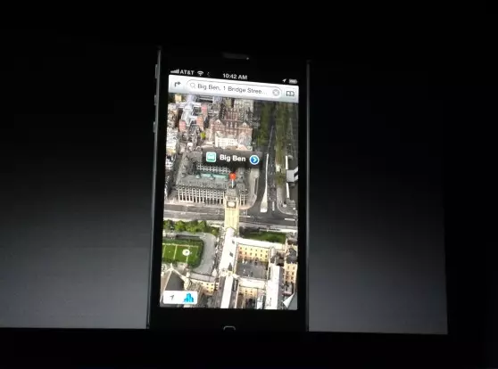 Apple-demo's Plaaslike soektog (kaarte) en Siri-verbeterings vir iPhone 5 18123_2