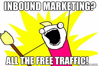 inbound marketing al het gratis verkeer