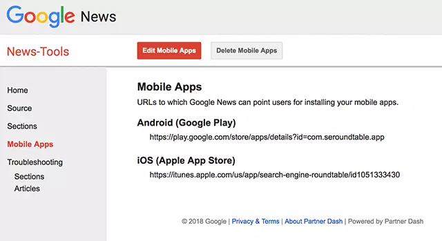 Google News eliminará el informe de errores de rastreo en Search Console y el enlace de la aplicación móvil en el Centro de editores de noticias 19255_3