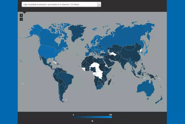 Mataas na Bilis ng Broadband na Koneksyon sa Buong Mundo sa pamamagitan ng Akamai