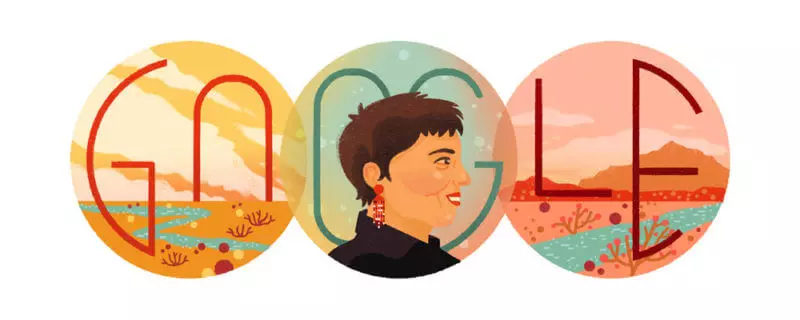 تحتفل غلوريا إي أنزالدا ، رسومات الشعار المبتكرة من Google بعيد الميلاد الخامس والسبعين لكاتب 
