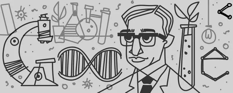 Har Gobind Khorana Doodle Google meraikan ahli kimia pertama yang membina gen sintetik 19524_2