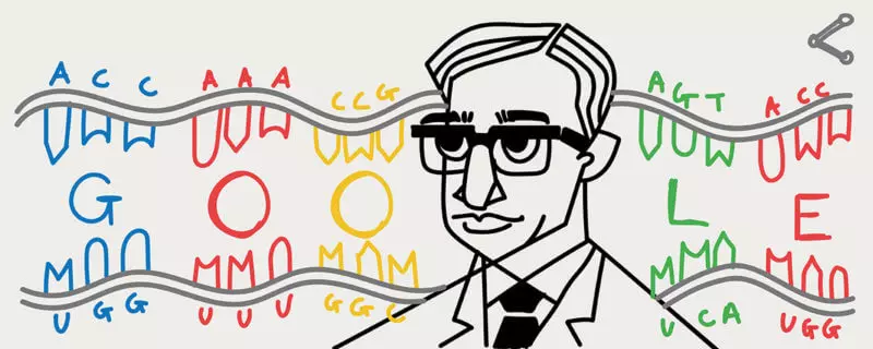 Har Gobind Khorana Doodle Google meraikan ahli kimia pertama yang membina gen sintetik 19524_4