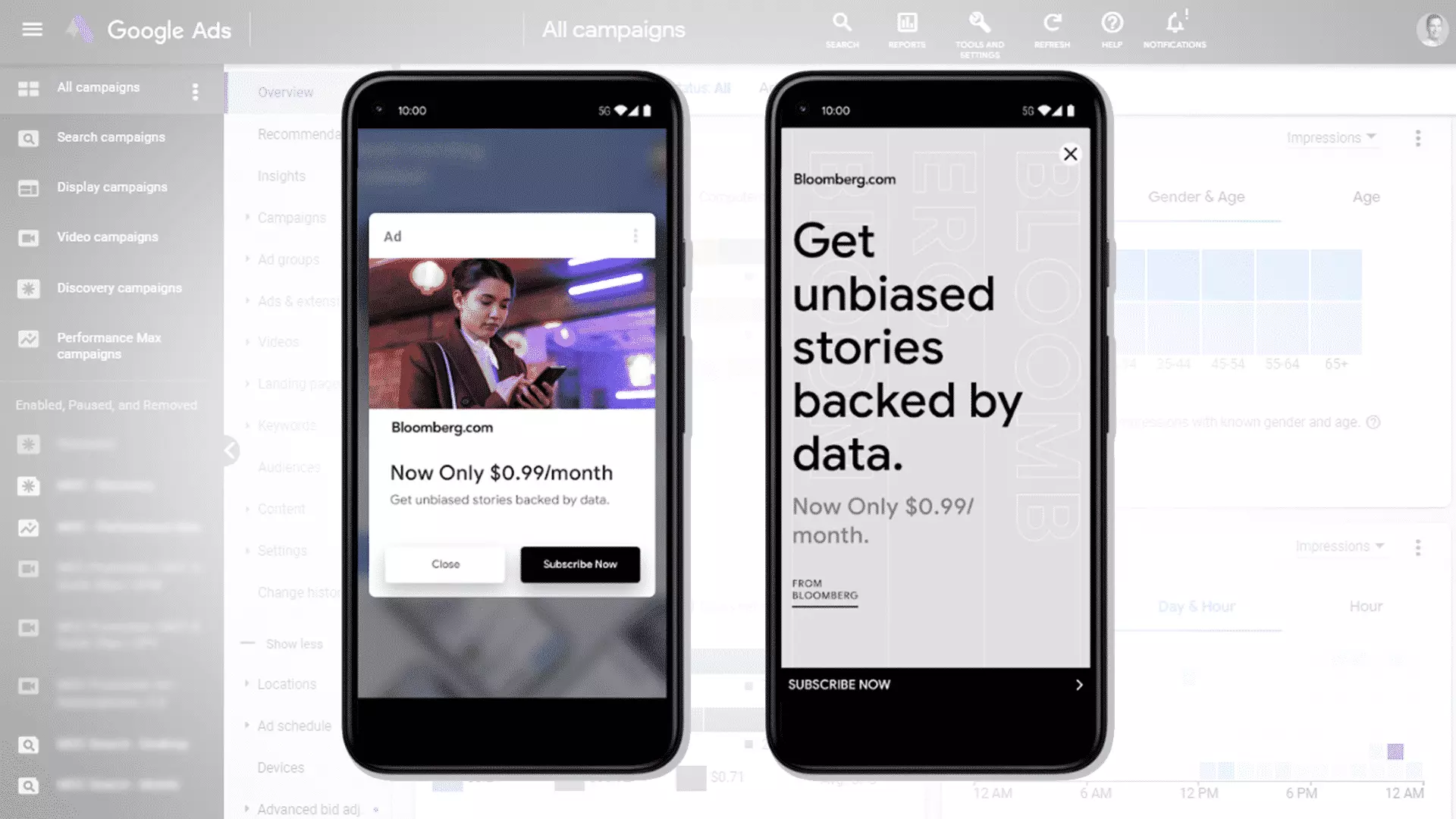 Googles responsive displayannoncer går vertikalt for en bedre mobiloplevelse