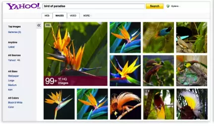 Yahoo Imaxes con deseño en mosaico, imaxes máis recentes e HQ e oferta de Getty Images 20390_3