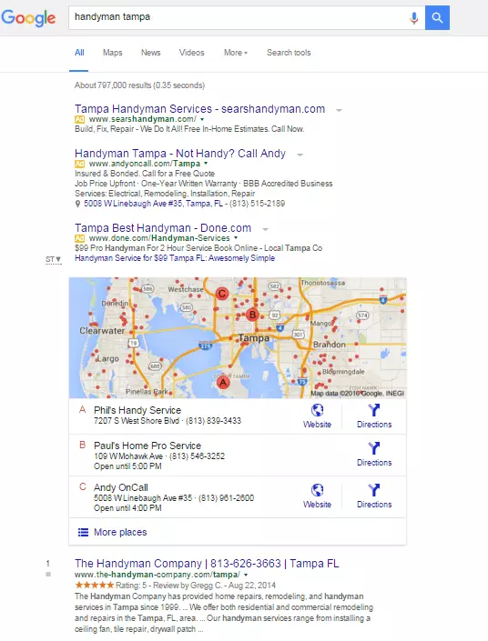 Tuttofare Tampa - Google