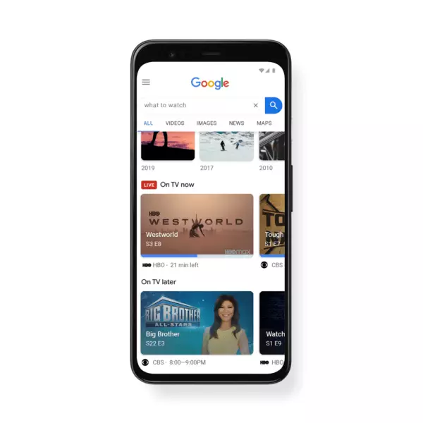 Google Search i ndihmon përdoruesit të gjejnë lojëra sportive të drejtpërdrejta, shfaqje televizive lineare 20728_3